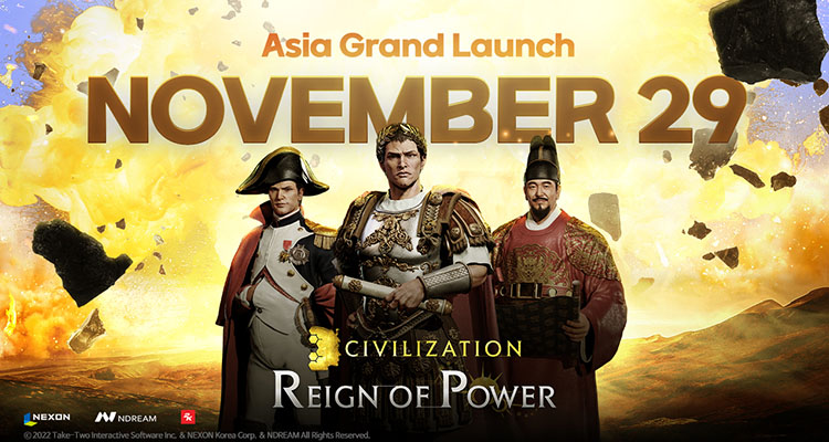 Nexon's Mobile Civilization Game, Civilization: Reign of Power Goes ...